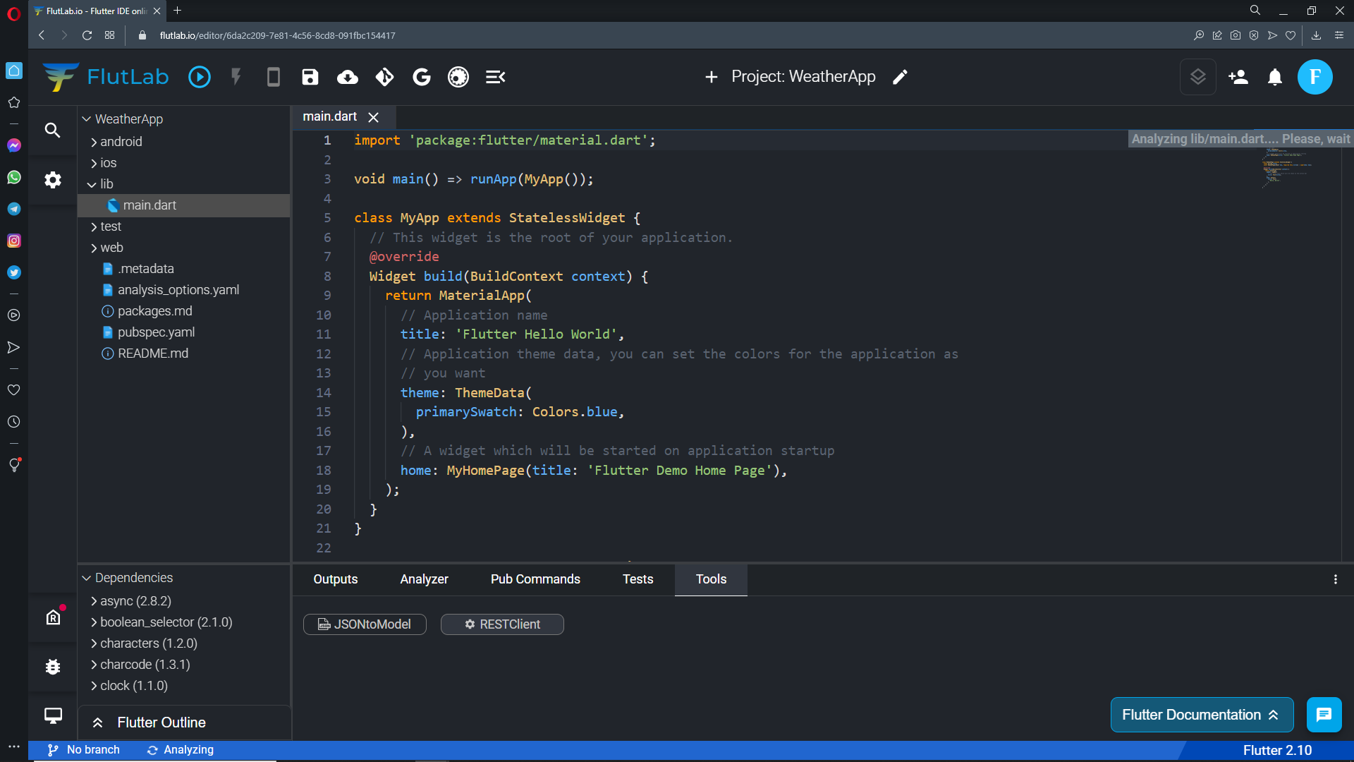 Work With REST APIs In Flutter WeatherApp Example 